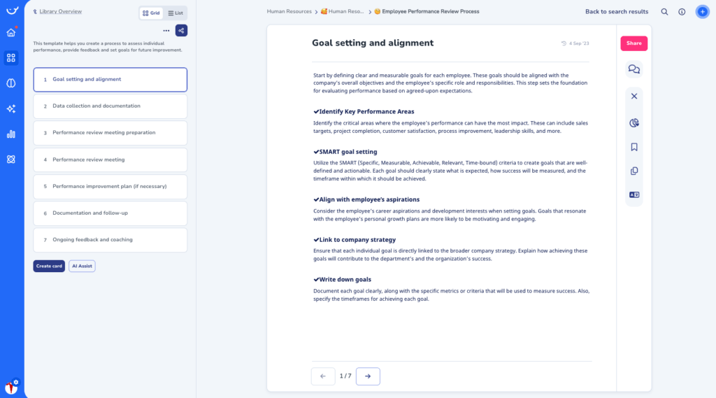 Employee Goal Setting Template: Get Your Team Onboard - Whale