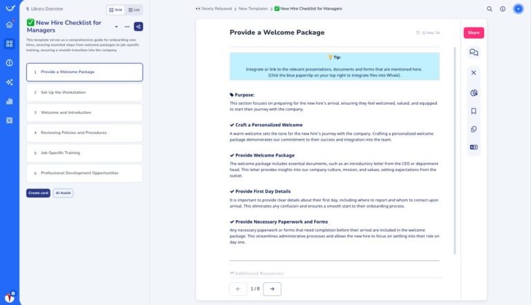 Onboarding Checklist for New Managers: A Complete Guide - Whale