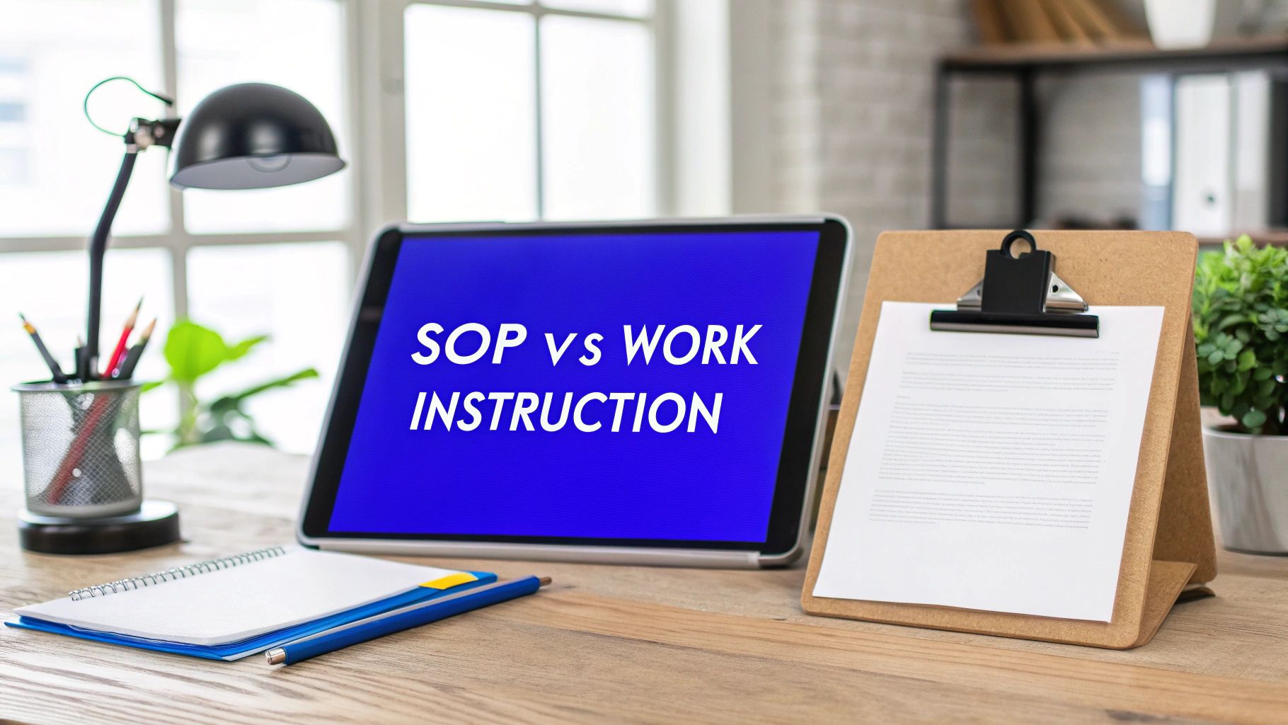 SOP vs Work Instruction: Key Differences You Need to Know - Whale