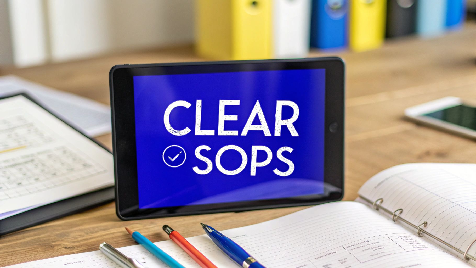 Instruction Manual Template for Clear SOPs - Whale