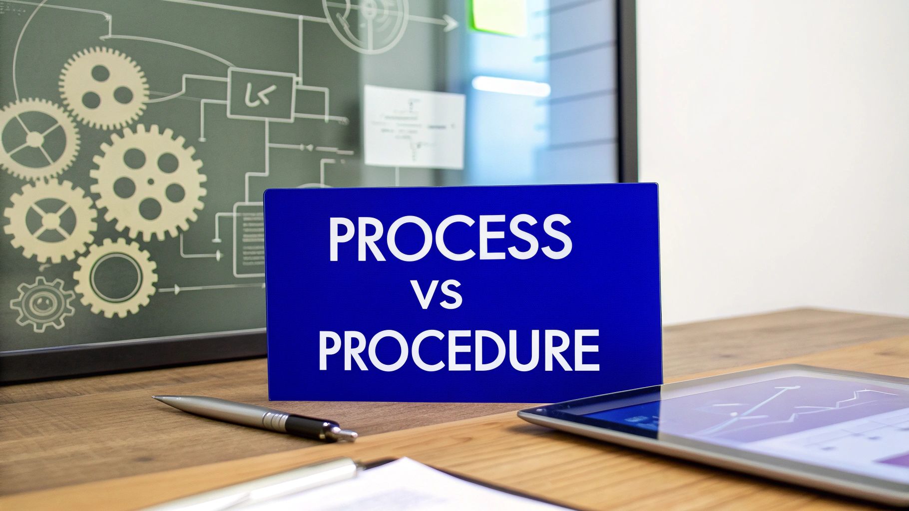Difference between process and procedure: Key to Operational Excellence